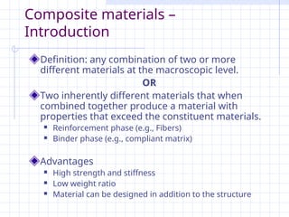 ppt for the topic Composites materials.ppt