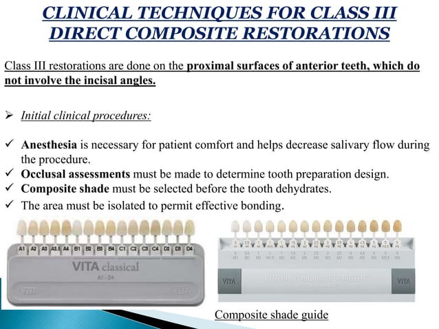 Composite class 3 and class 5 | PPTX | Dental Health | Diseases and ...