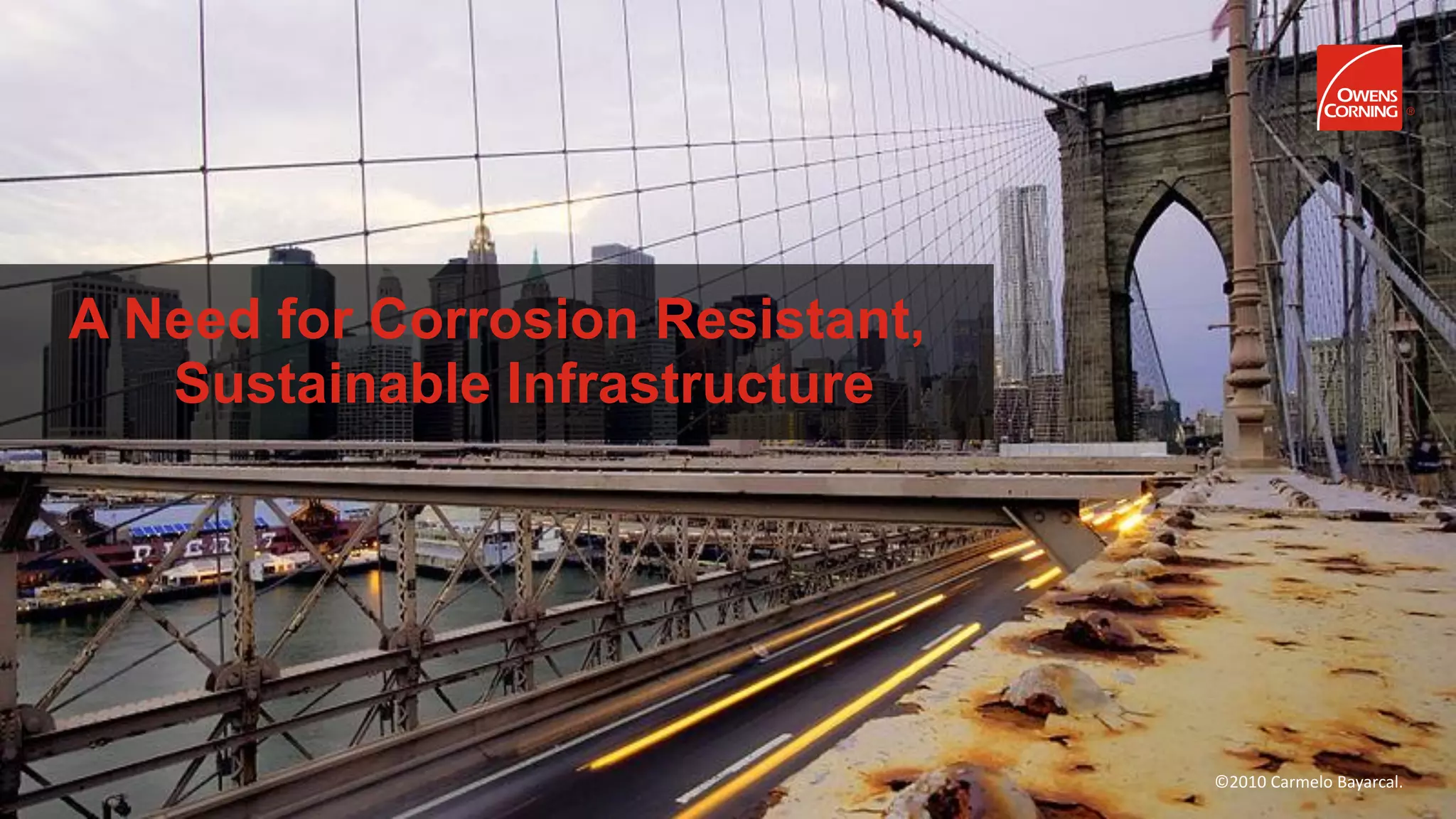 Composites for next generation infrastructure owens corning jec2018 | PDF