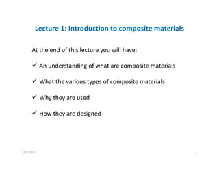 Composites lecture notes | PPT