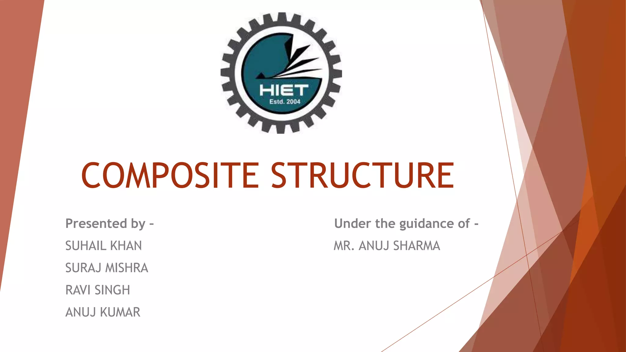 Composite structure of concrete and steel. | PPTX