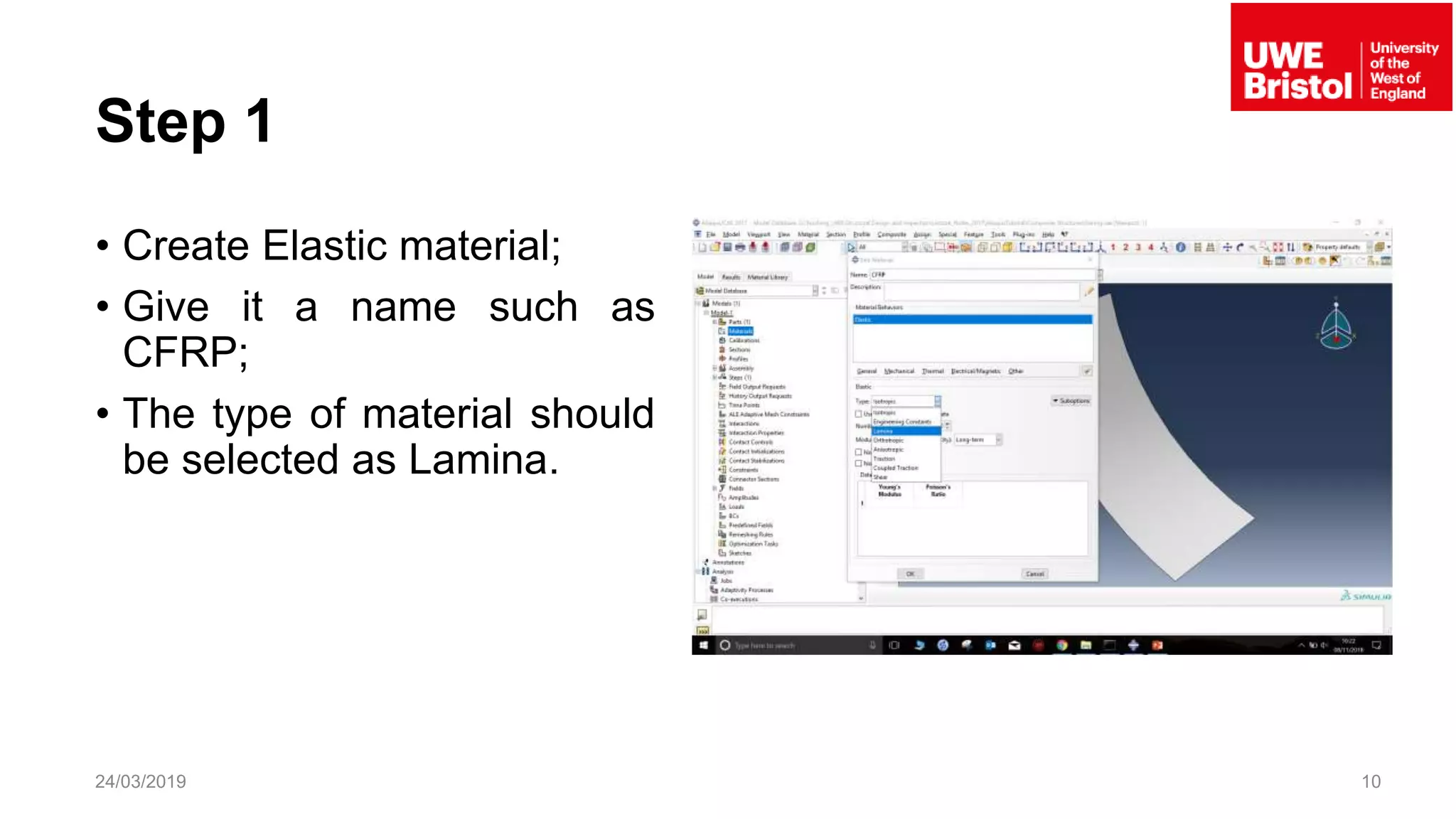 Composite structures simulation (Abaqus) | PPTX