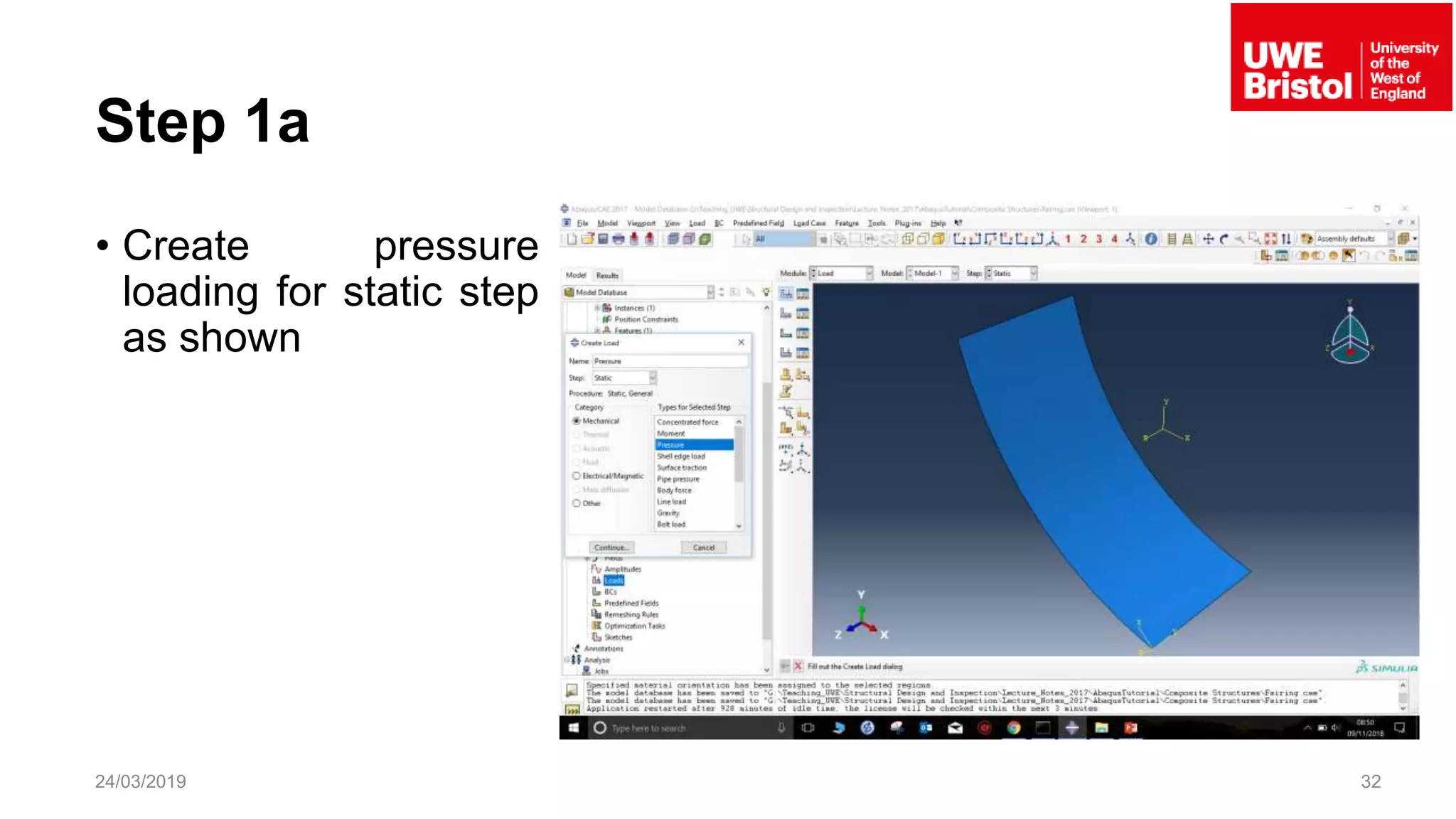 Composite structures simulation (Abaqus) | PPTX