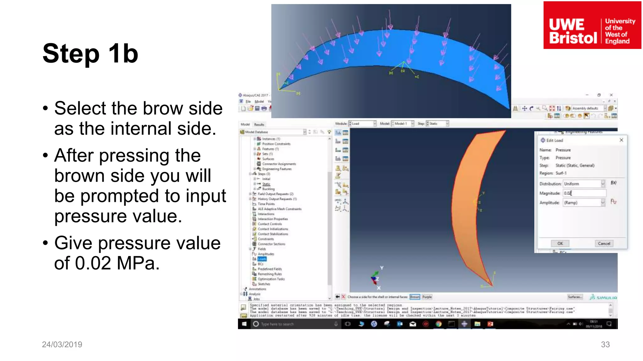 Composite structures simulation (Abaqus) | PPTX