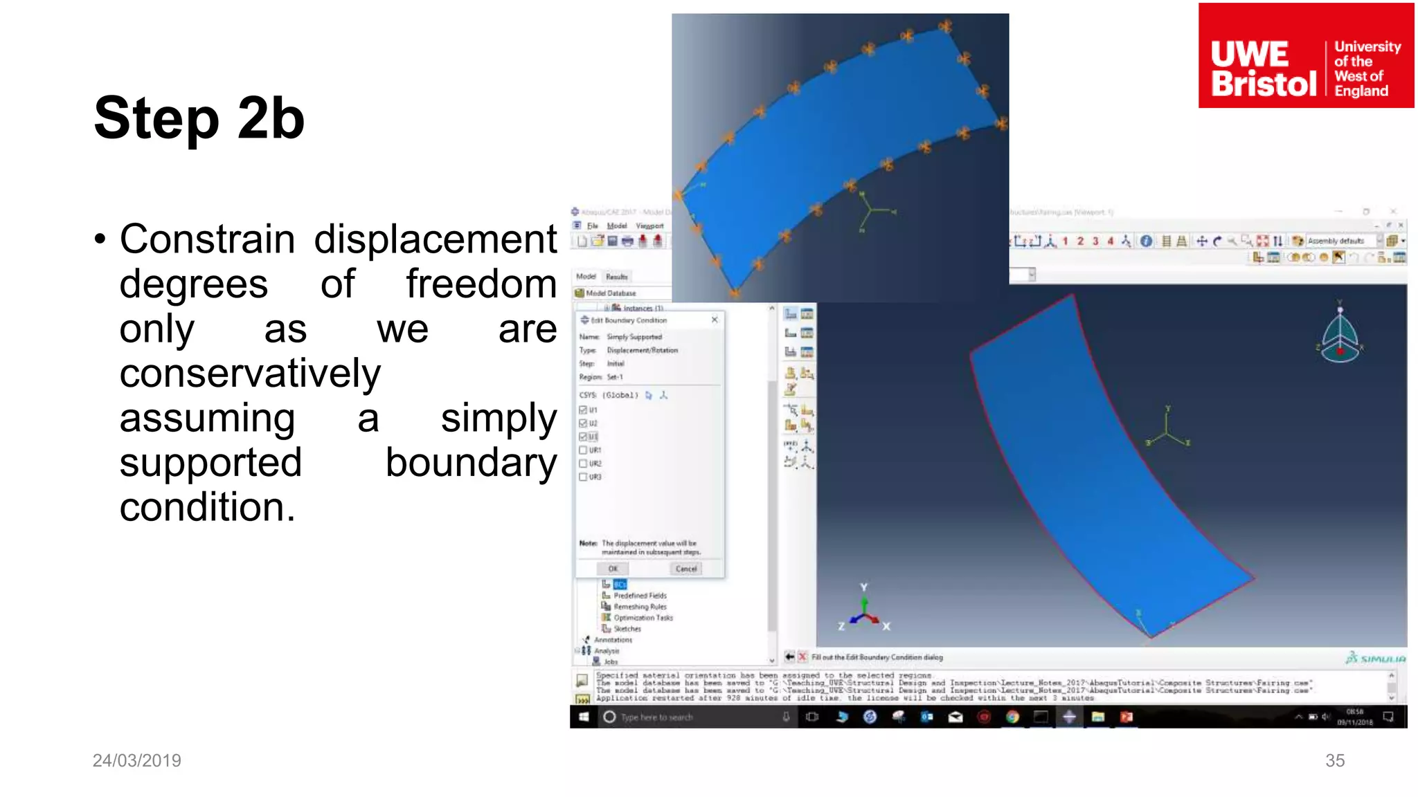 Composite structures simulation (Abaqus) | PPTX