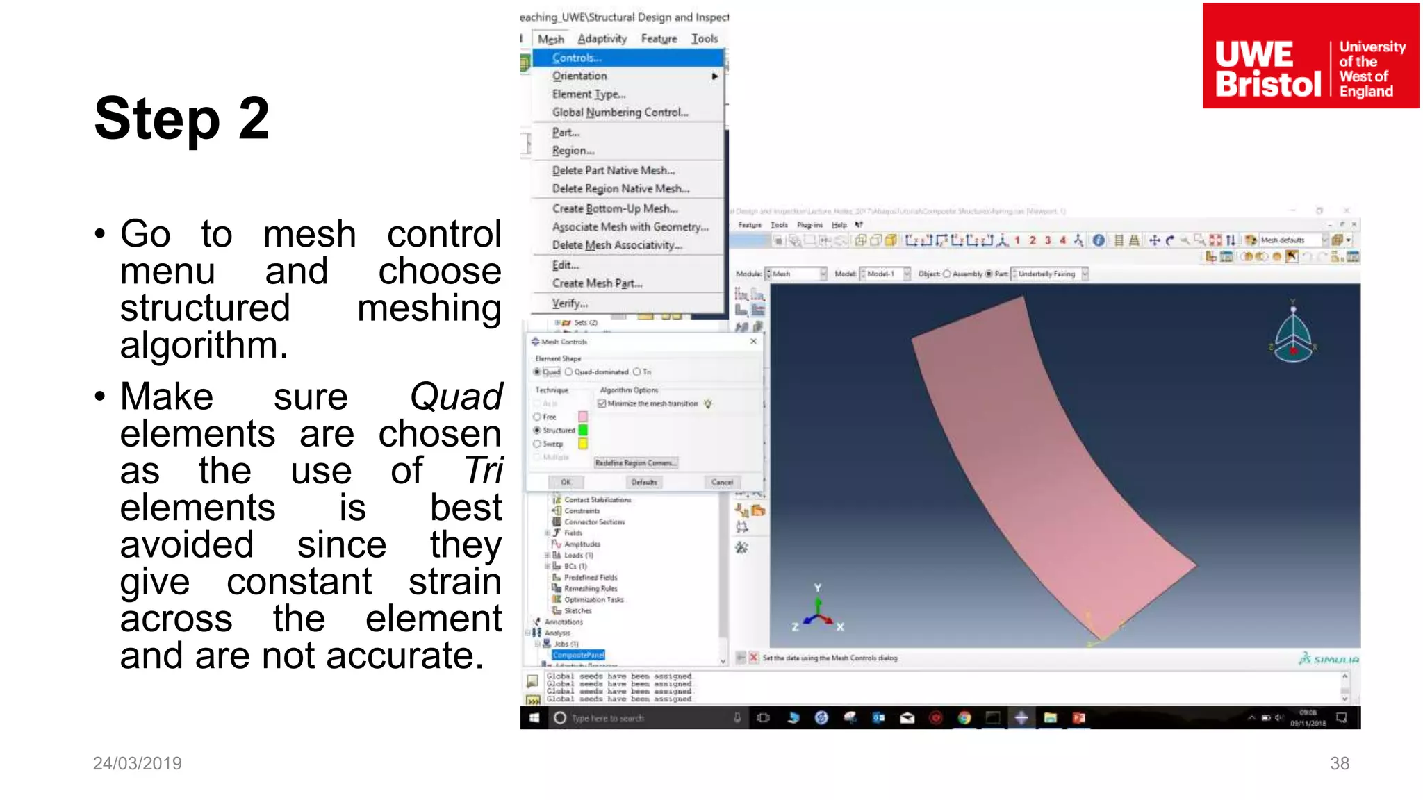 Composite structures simulation (Abaqus) | PPTX