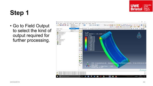 Composite Structures Simulation Abaqus Pptx Physics Science