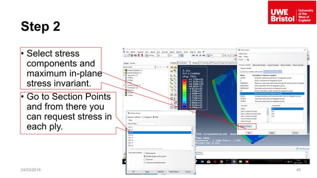 Composite Structures Simulation Abaqus Pptx Physics Science