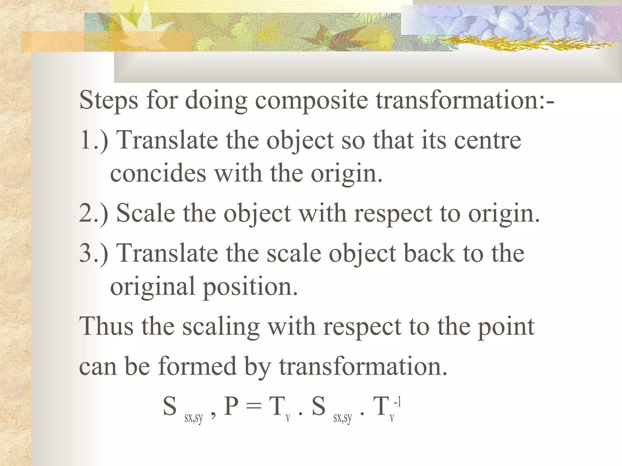 Composite transformations | PPT