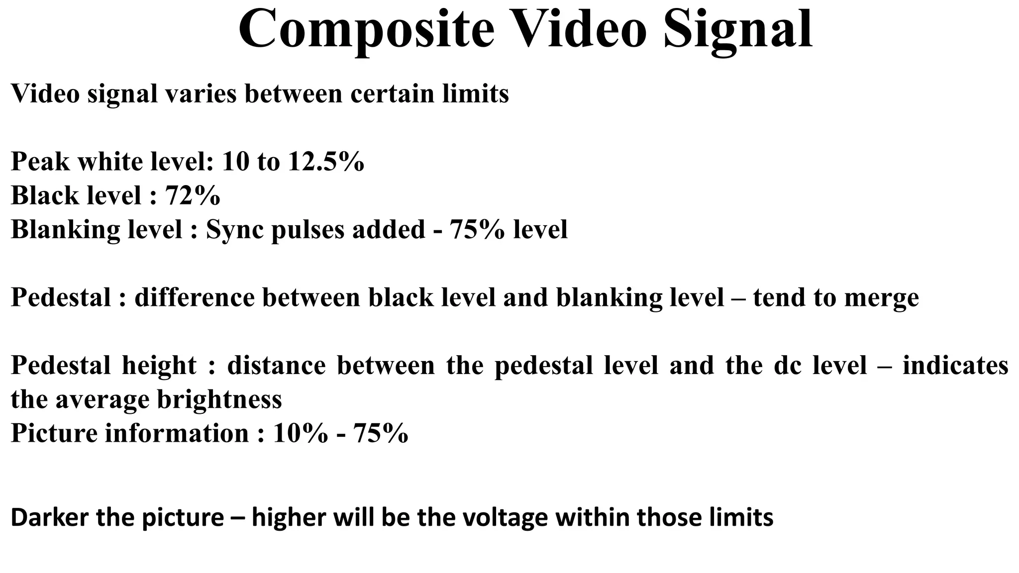 Composite video signal | PPTX