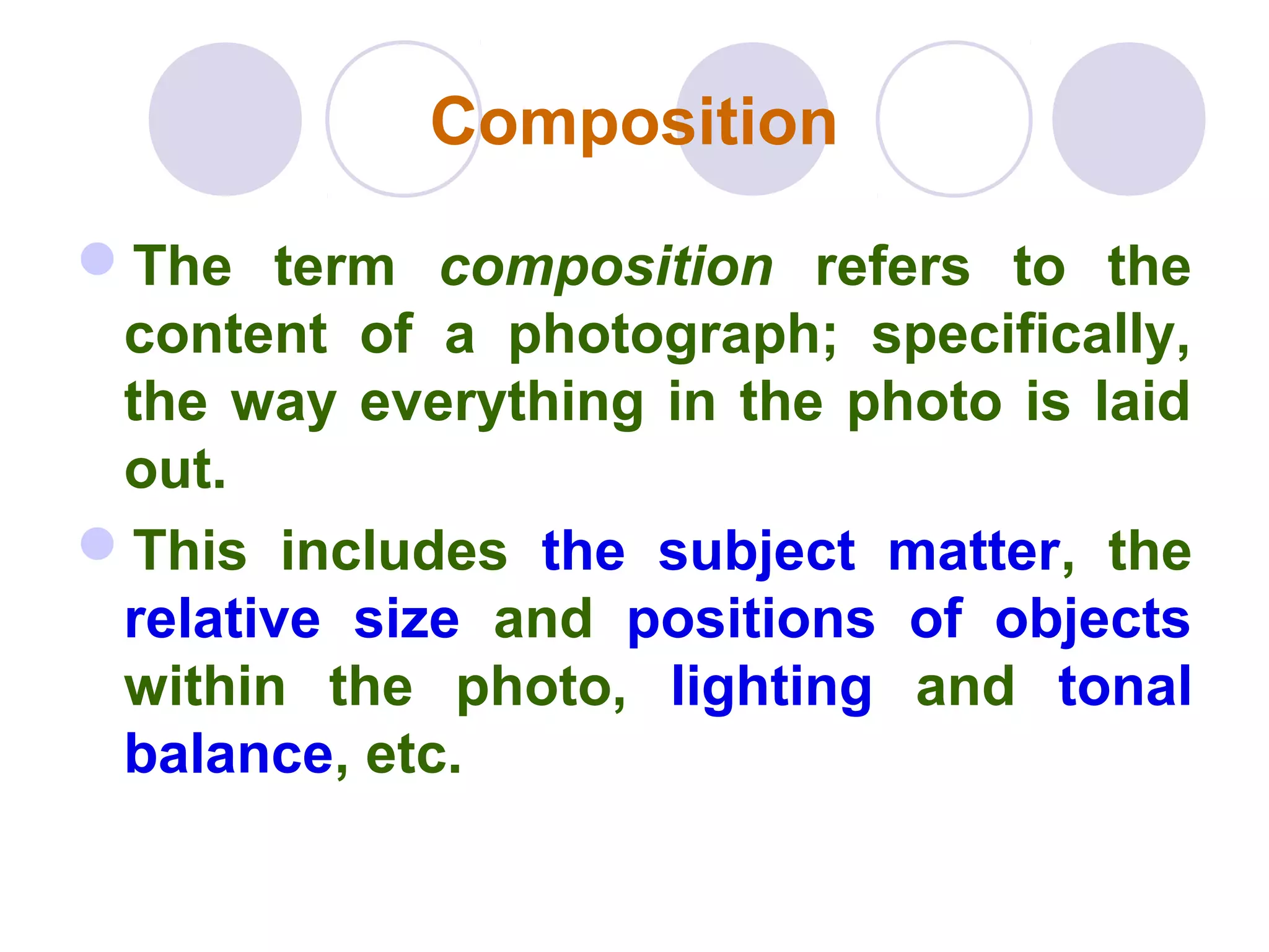 Picture Composition.. | PPT