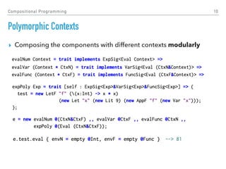 Compositional Programming | PPT