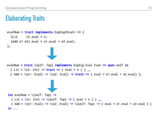 Compositional Programming | PPT