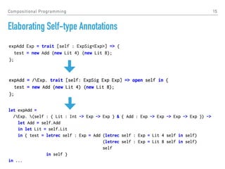 Compositional Programming | PPT
