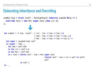 Compositional Programming | PPT