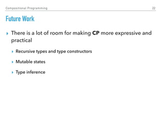 Compositional Programming | PPT