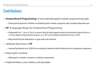 Compositional Programming | PPT