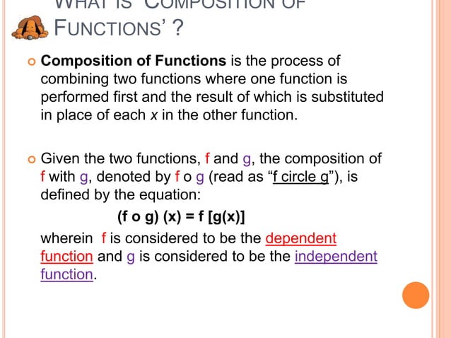 Composition and inverse of functions | PPTX | Programming Languages | Computing