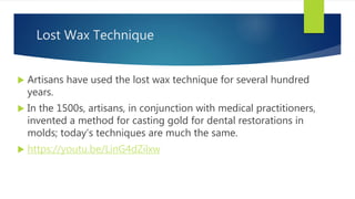 Chapter 16: Composition and Properties of Dental Waxes | PPTX