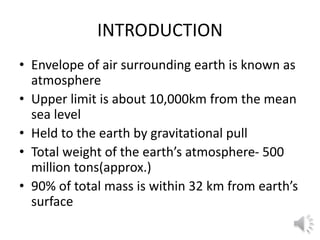 Composition and structure of atmosphere | PPTX | Weather | Science