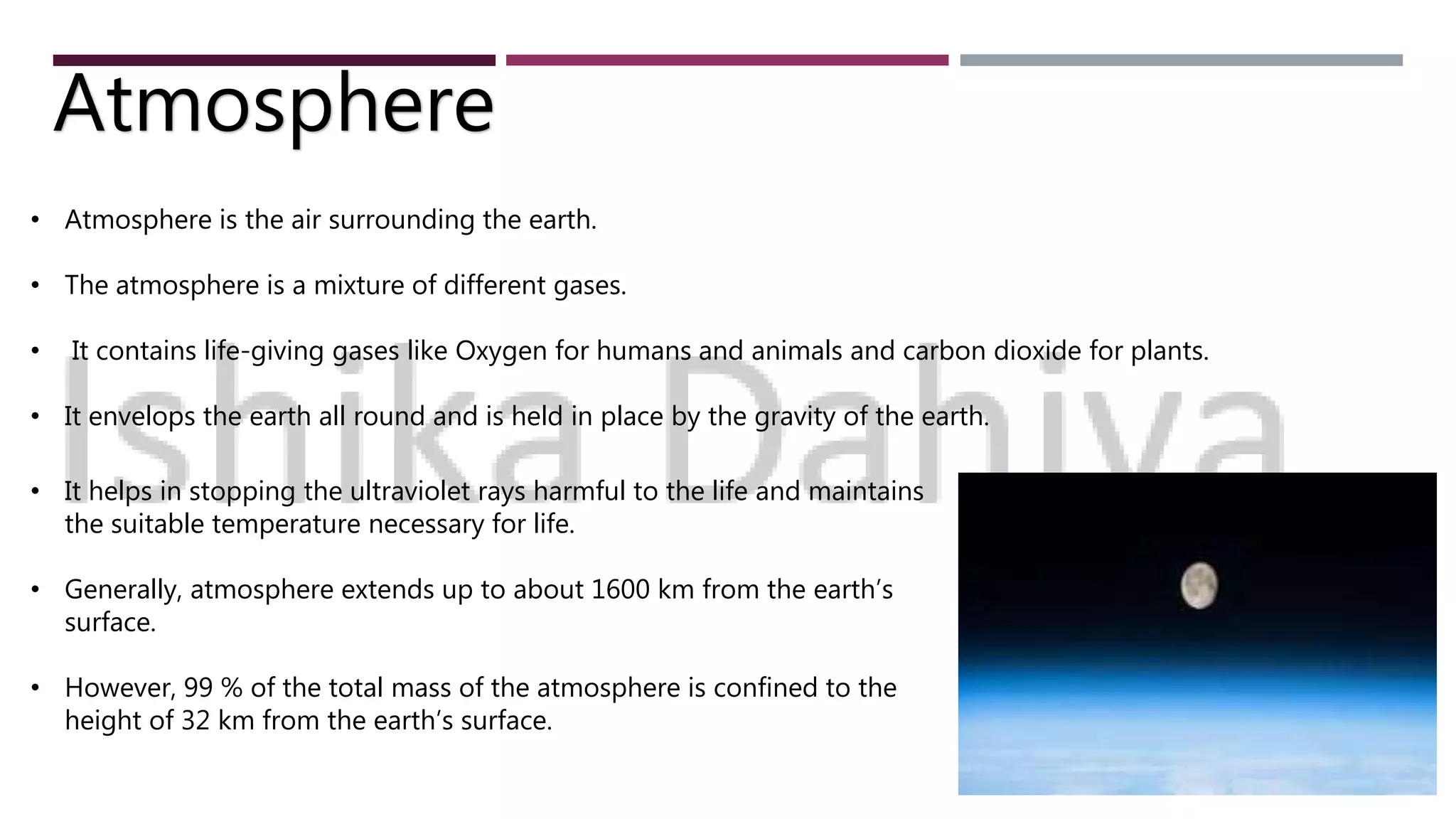 Composition and structure of earth's atmosphere | PPTX