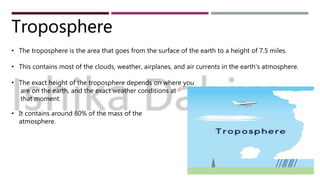 Composition and structure of earth's atmosphere | PPTX