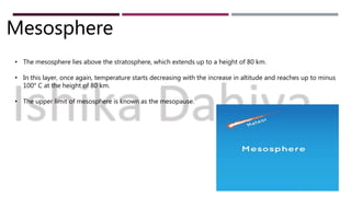 Composition and structure of earth's atmosphere | PPTX