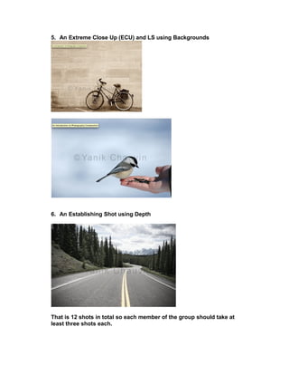 Shot Composition Activity | PDF