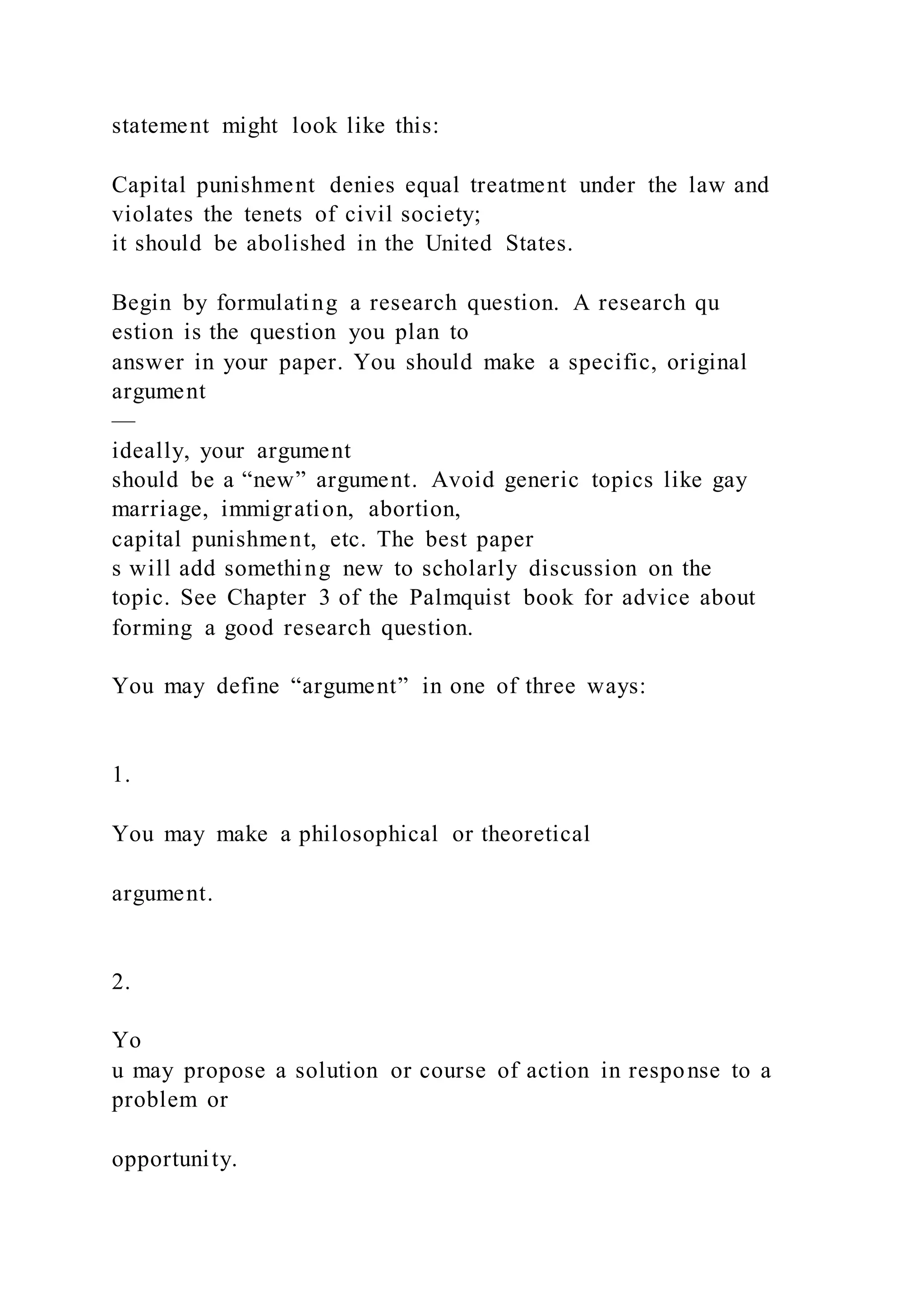 COMPOSITION IIAssignment Sheet Research-Based Argument PaperA | PDF