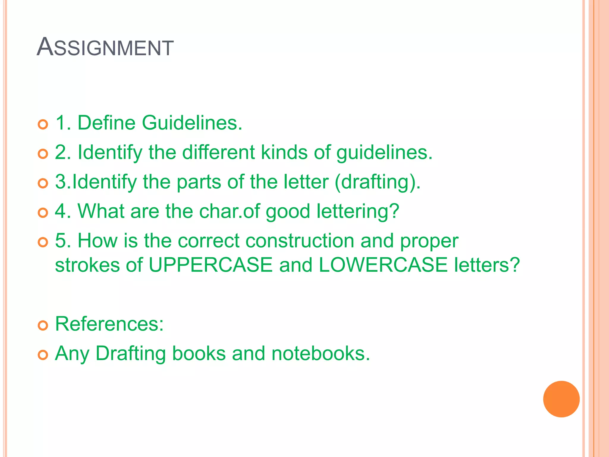 Composition in lettering | PPTX