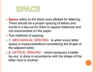 Composition in lettering | PPTX