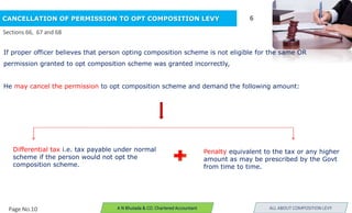 Composition levy GST ( Composition Scheme GST ) | PPTX