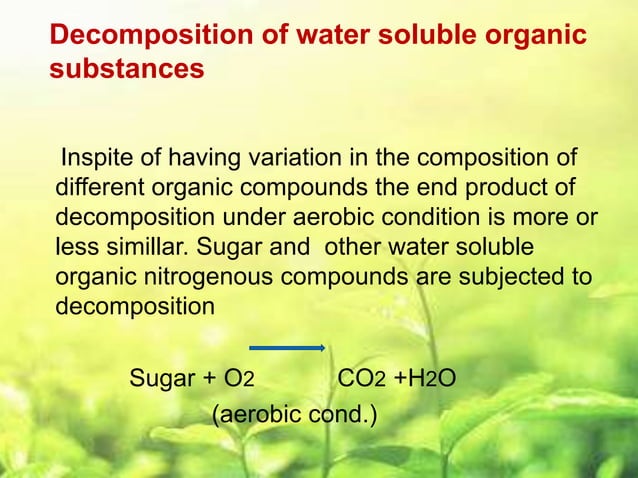 bio-degradation of organic matter | PPTX