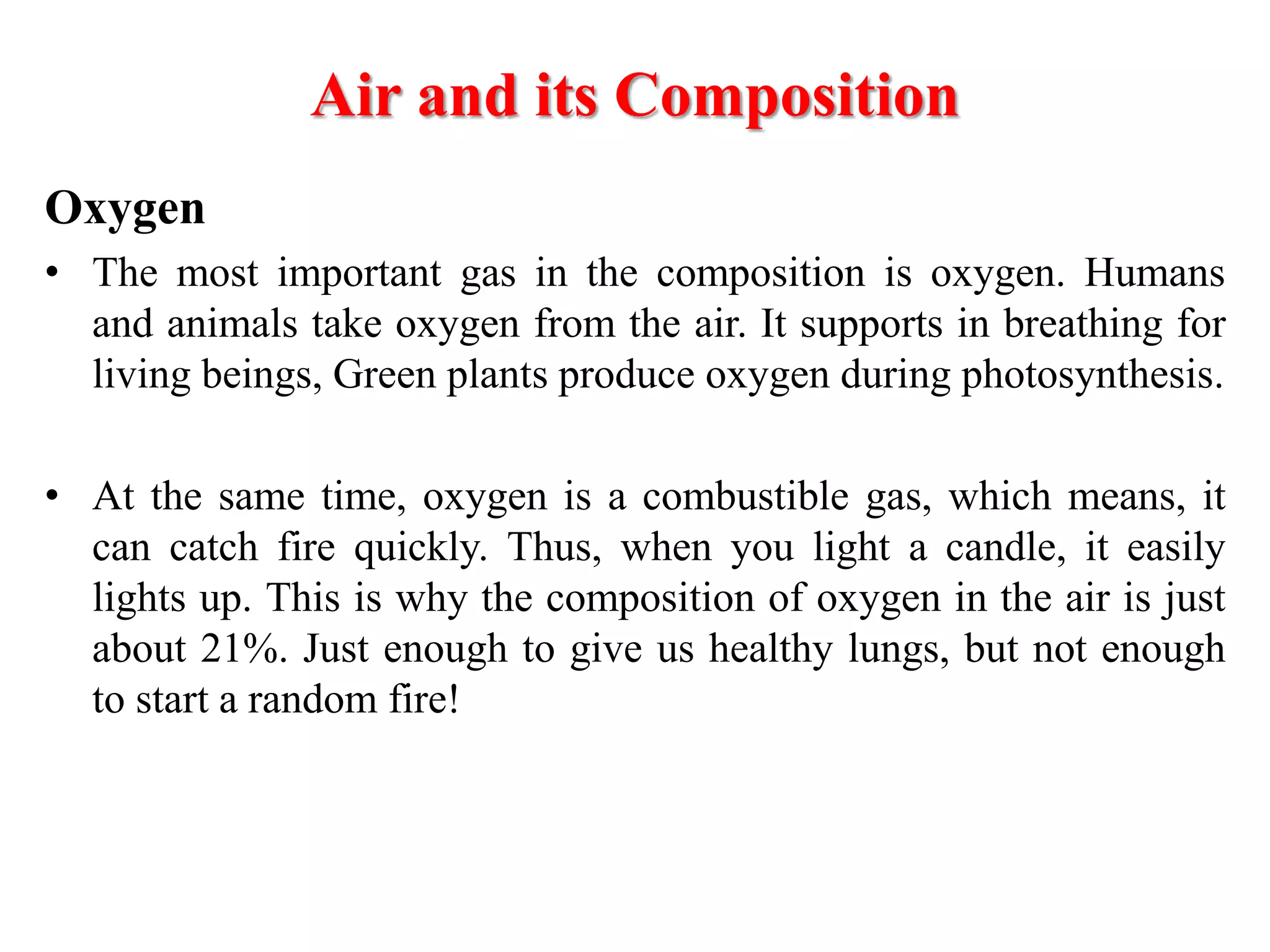 Composition of air and Air Borne diseases | PPTX