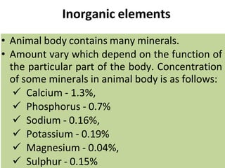 Composition of Animal & Plants Body slide share.pptx
