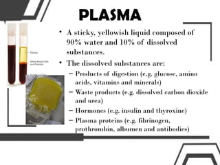 PRESENTATION BASED ON THE COMPOSITION OF BLOOD.pptx