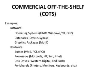 Composition of cots | PPTX | Operating Systems | Computer Software and ...