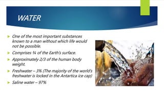 Components Of Environment - FOUR SPHERES OF EARTH | PPTX