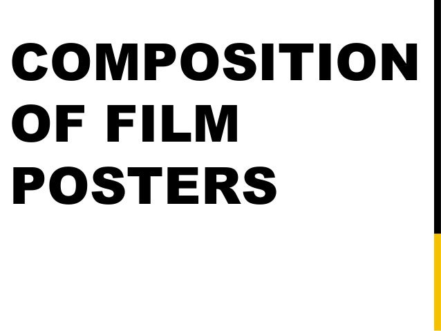 Composition of film posters