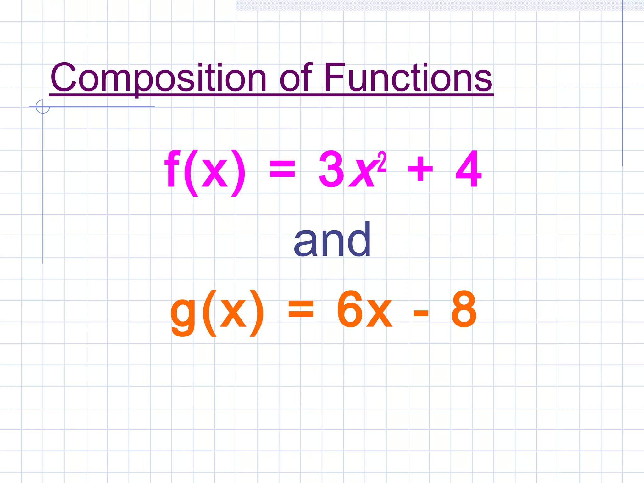 Composition Of Functions | PPT