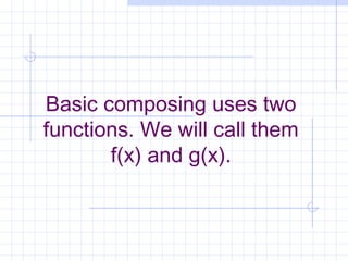 Composition Of Functions | PPT