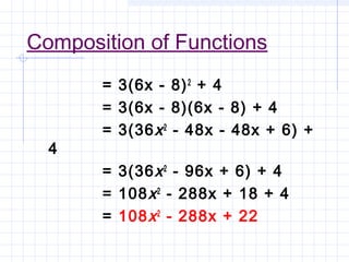 Composition Of Functions | PPT