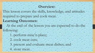 COMPOSITION OF MEAT and its their structure | PPTX
