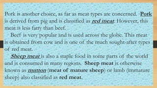 COMPOSITION OF MEAT and its their structure | PPTX