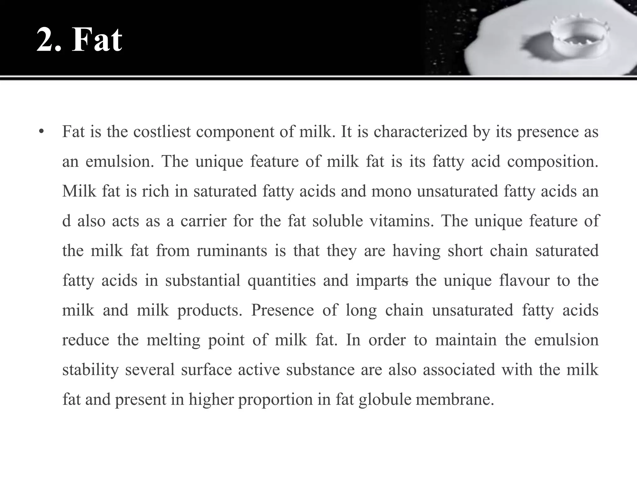 Composition of milk | PPTX