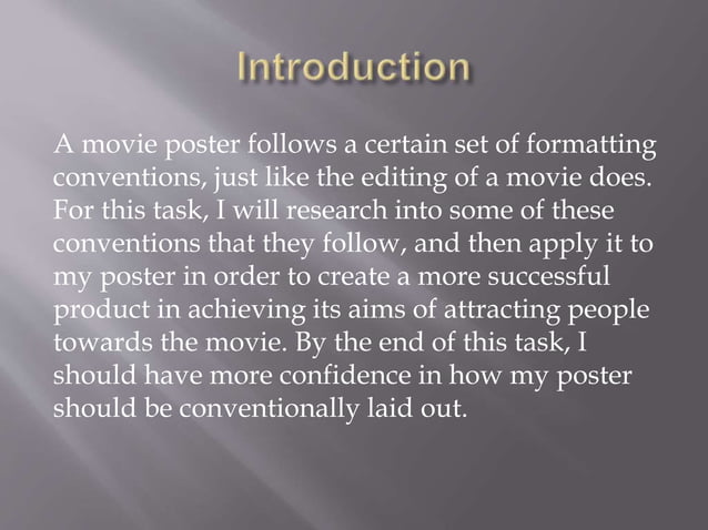 Composition of movie posters | PPT