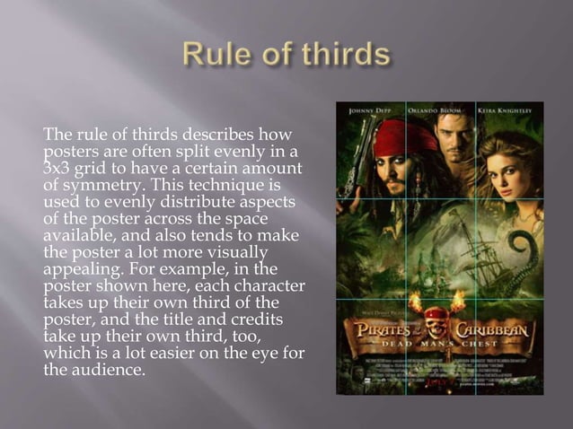 Composition of movie posters | PPT