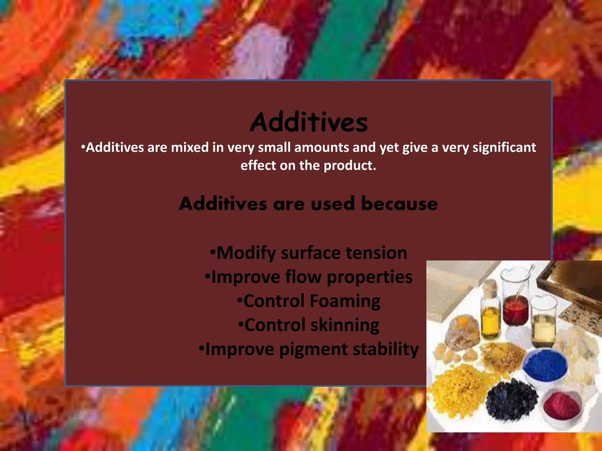 Composition of paint | PPTX