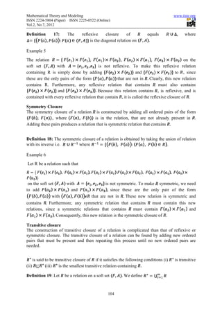 Composition of soft set relations and construction of transitive | PDF