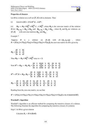 Composition of soft set relations and construction of transitive | PDF